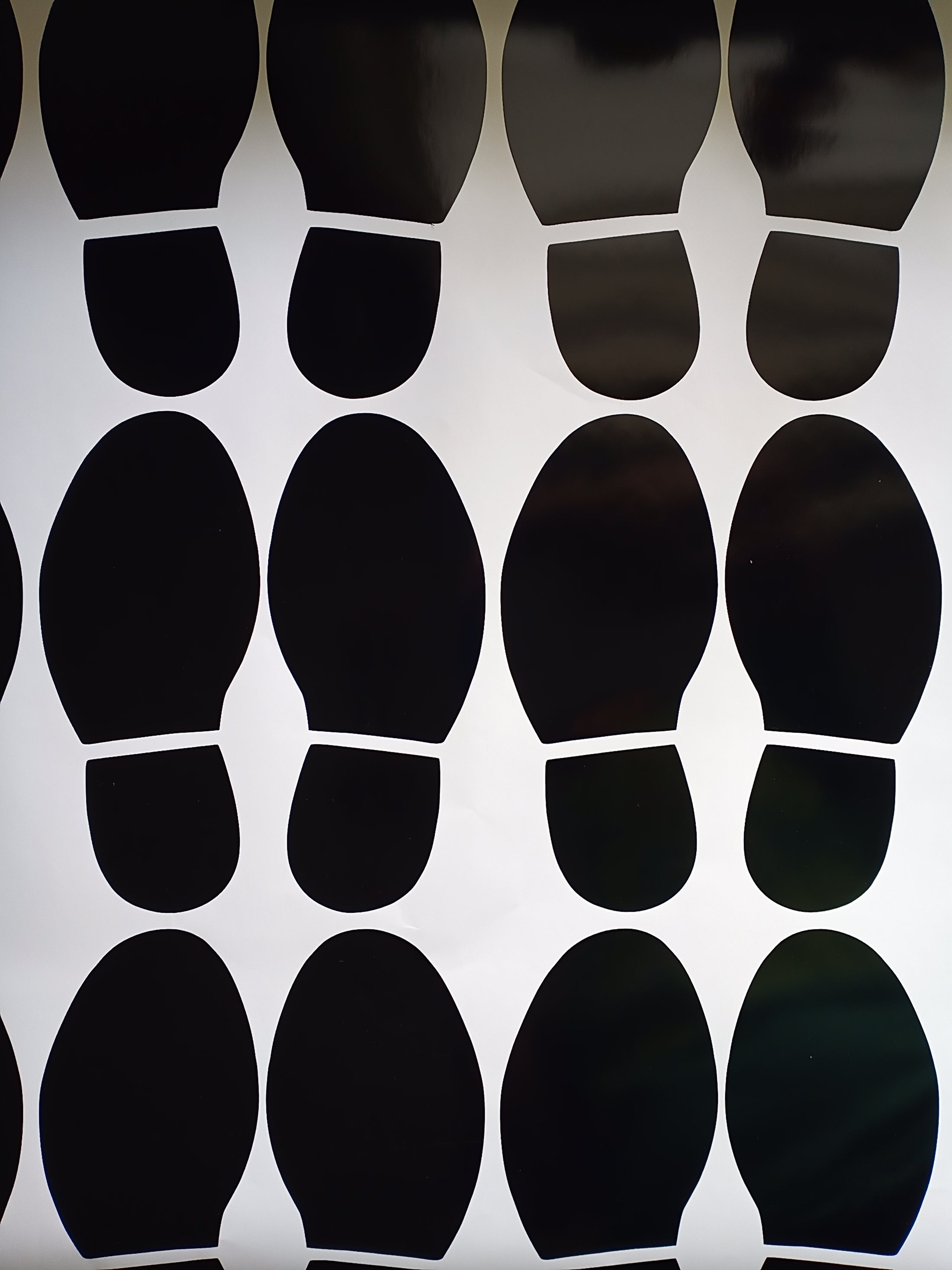 Commercial Footprints Floor Vinyl Decal Sticker Business Industrial Si ...